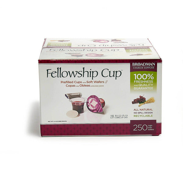 Fellowship Cup - prefilled communion cups - Box of 100